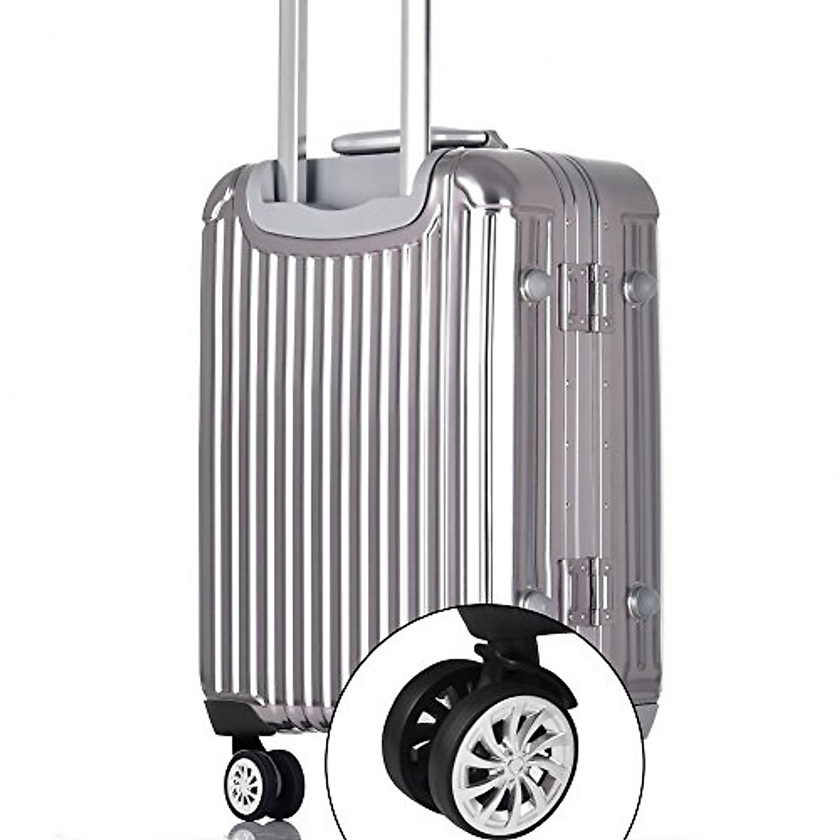 Zerone Luggage Suitcase Wheels, Swivel Wheel Replacement Luggage Travel Suitcase Wheels Plastic Bearings Repair Set for Luggage Kits Pack of 2 (A57)