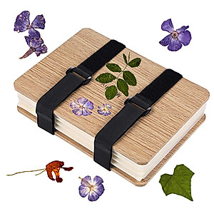 Auihiay Flower Press Kit, 5 Layers 6 x 8 inch Leaf Press Set for DIY Dried Pressed Flowers Leaves DIY Resin Jewelry Pendant Crafts (Brown)