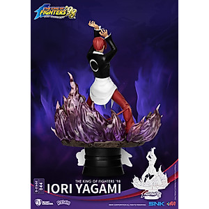 Beast Kingdom The King of Fighters: Iori Yagami DS-044 D-Stage 6-Inch Statue, Multicolor