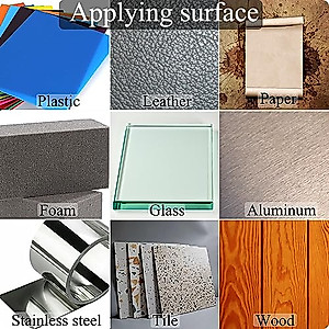 HIKIYEAT Double Sided Tape,Clear Adhesive Tape,Heavy Duty Thin Transfer Tape,Sticky,Waterproof,5 Sheet(Strips,Sheet) for Repair Cell Phone,DIY,Home,Automotive Deco