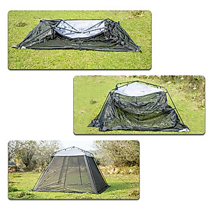 Forceatt Pop Up Gazebo 10 x 10 ft Height 7.05 ft UV Resistant Waterproof Garden Patio Gazebo Tent for Family Gatherings and All Kinds of Entertaining. (4-6 People)