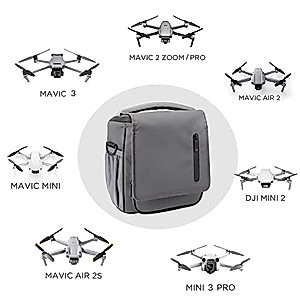 INSYOO Mini 3 Pro Carrying Case Drone Accessory Storage Bag Shoulder Bag for DJI Mini 3 Pro Mavic 3/Mavic 3 Fly More Combo/Mavic 3 Cine Premium Combo/Mini 2/Mini SE/Mavic Mini/Mavic 2 pro/zoom