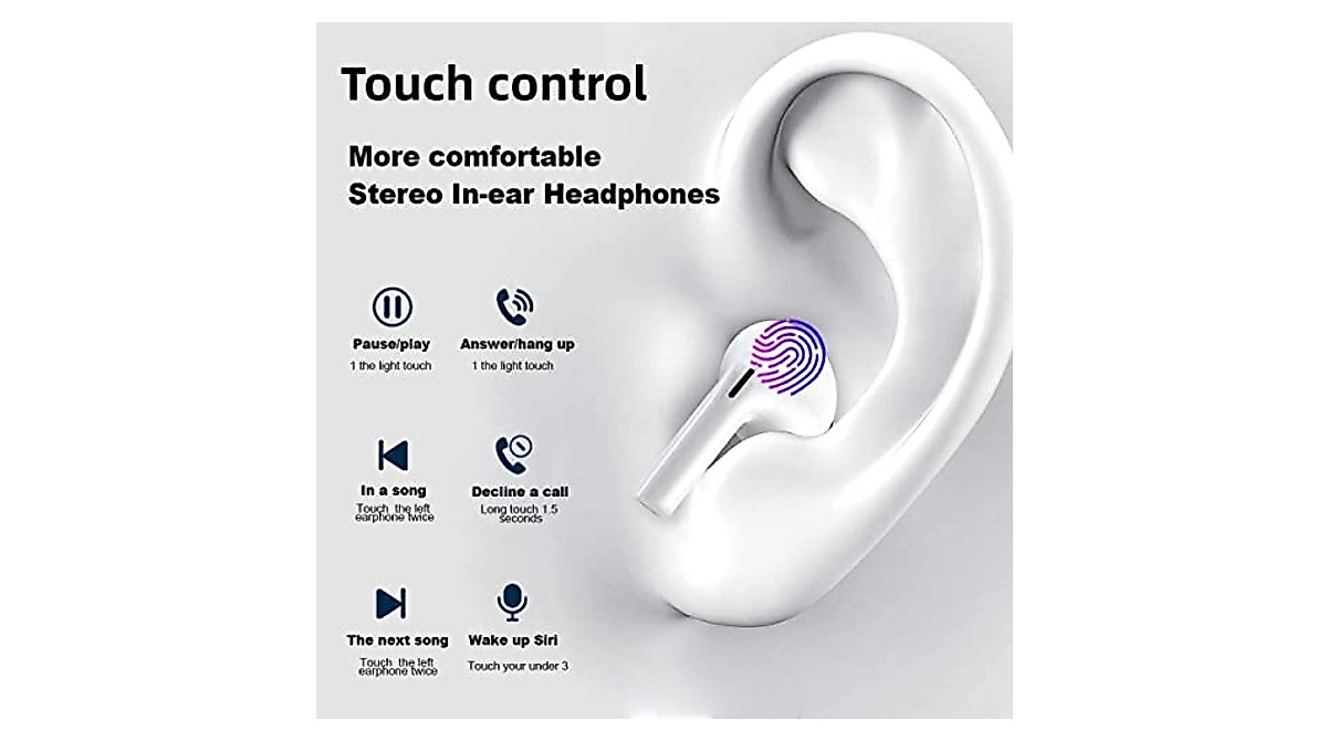 Wireless Earbuds Air Pro Bluetooth 5.3 – Long Playtime & Waterproof
