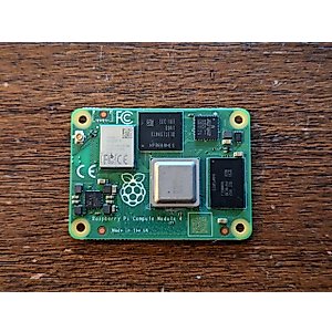 Raspberry Pi Compute Module 4-2GB RAM 32GB eMMC, 2.4/5.0GHz with Wi-Fi & Bluetooth (CM4102032)