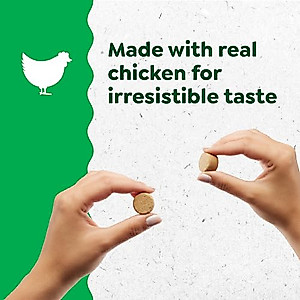 Greenies Supplements Calming Chews for Dogs Chicken Flavor, 80 Count Soft Chews Dog Calming Supplements, 14.7 oz