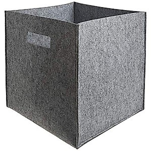 Sammy & Lou Felt Storage Cube, Gray