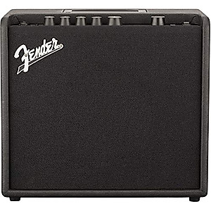 Fender Mustang LT25 Guitar Amp, 25-Watt Combo Amp, 30 Preset Effects with USB Audio Interface for Recording, 12.75Hx14.5Wx8.25D Inches, Wood, Black