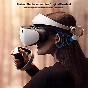 ZAONOOL Mini Speaker for PSVR2 with More Realistic Surround Sound - Stereo External Speaker for PS VR2 Headset - Replacement Accessories for PlayStation VR2 Headphone & Earbuds