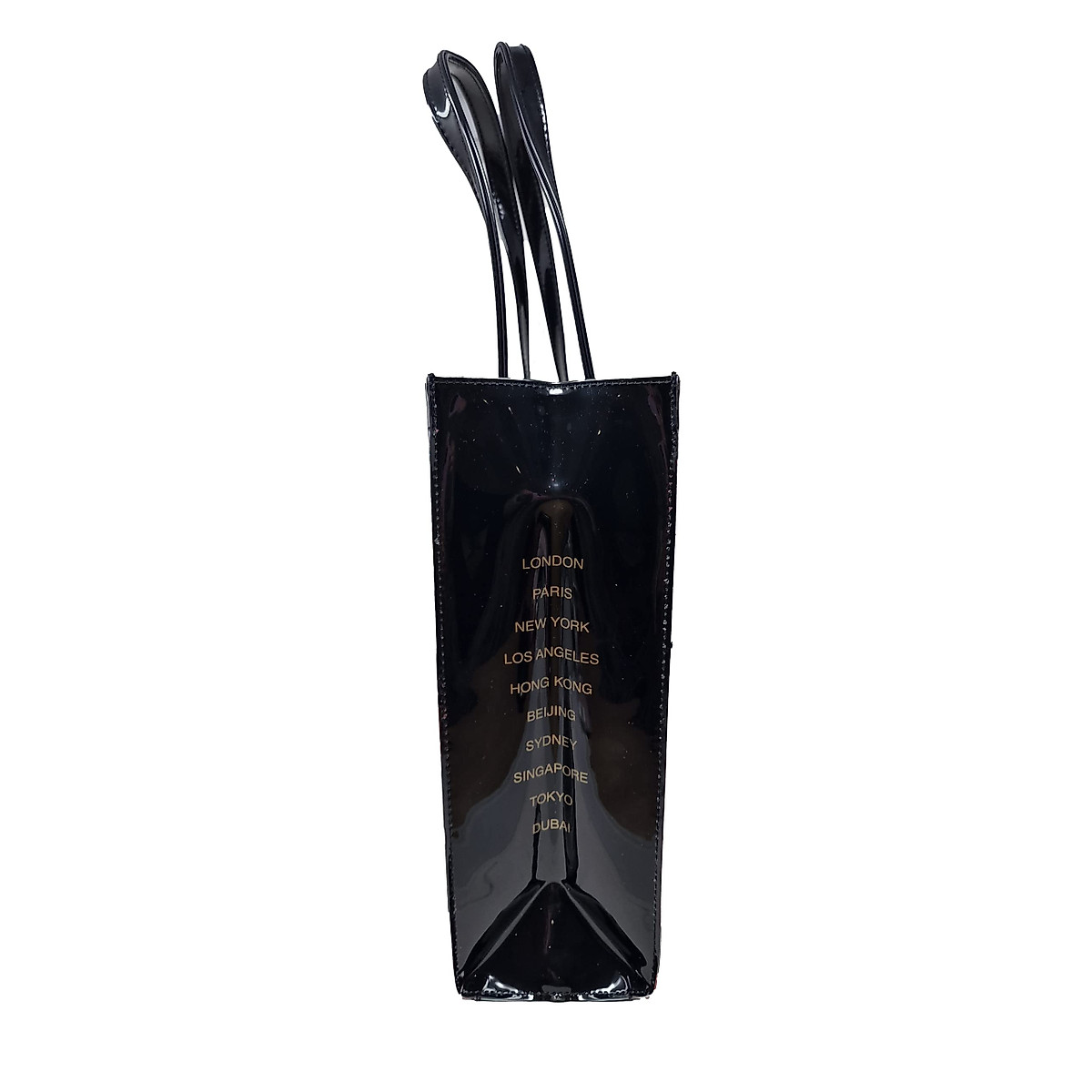 Ted Baker Camocon Retro Flood Small Pritnted Icon Tote Bag Grab Bag PVC, Black, Small