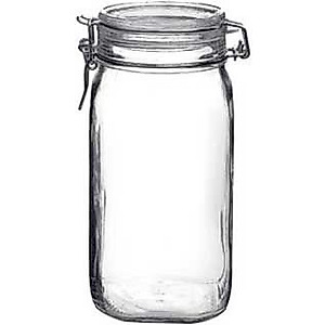 6 Pcs Bormioli Rocco Fido 1.5L (54oz) Latch Lid Canning Glass Jar