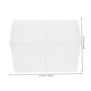 FOMIYES 3pcs Nail Towel Storage Box Drawer Organizer for Makeup Desk Dispenser Desktop Stationery Box Cotton Swab Container Makeup Brush Holder Makeup Cotton Pad Organizer Cotton Pad Box