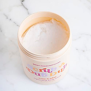 Body Prescriptions Exfoliating Body Scrub – Body Cleanser for Nourished, Ultra-Smooth Skin, Rose and Aloe