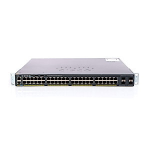 Cisco Catalyst WS-C2960X-48LPS-L 48 Port Ethernet Switch with 370 Watt PoE,Black
