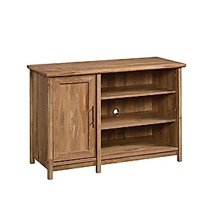 Sauder Coral Cape TV Stand with Storage, L: 41.97" x W: 17.64" x H: 28.11", Sindoori Mango Finish