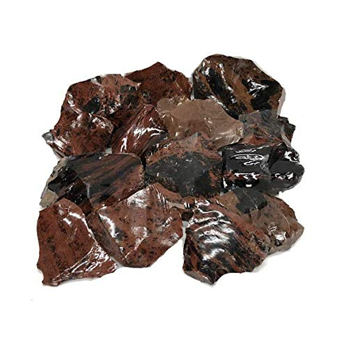 Premium Mahogany Spalls (10lbs) Flint Knapping Stone