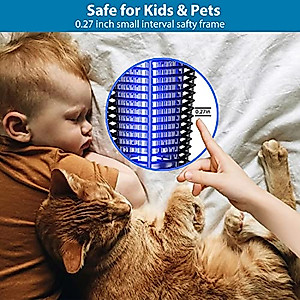 Bug Zapper, Zwiran Mosquito Zapper, Fly Zapper Indoor,4000V Electric Mosquito Killer Lamp Insect Trap Light Outdoor for Moth, Wasp, Gnat, Fruit Flies for Home, Restaurant, Garden, Backyard