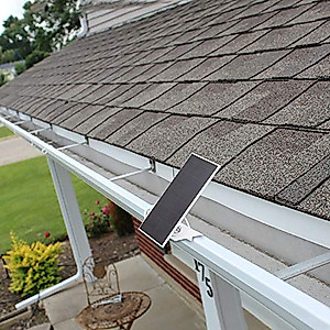 2Pack Gutter Mount Compatible with Arlo Essential Solar Panel, Arlo Pro/Arlo Pro2/Arlo Ultra/Pro3 Solar Panel, Perfect Angle to Get Adequate Sunlight for Your Arlo Solar Panel
