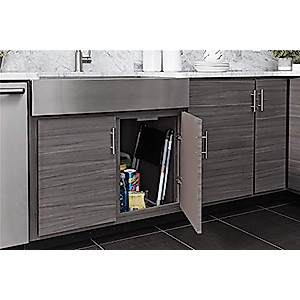 COSCO One Step Steel, Resin Steps, Step Stool without Handle, Platinum/Black