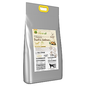 Alpha Dog Series FURESH Premium Natural Dry Dog Food Kibble | Duck + Salmon Recipe | Limited Ingredients | Natural Balance Dog Food Small Dogs, Puppies + Medium Breeds | All Stages (11 lbs.)