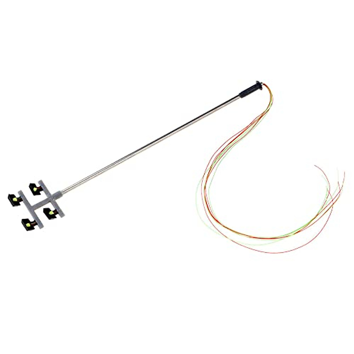 OUYOO 4 PCS HO Scale Model Lighting Tower,Tower Lights Model Lights Layout Lamppost for /Garden/Playground/Stadium