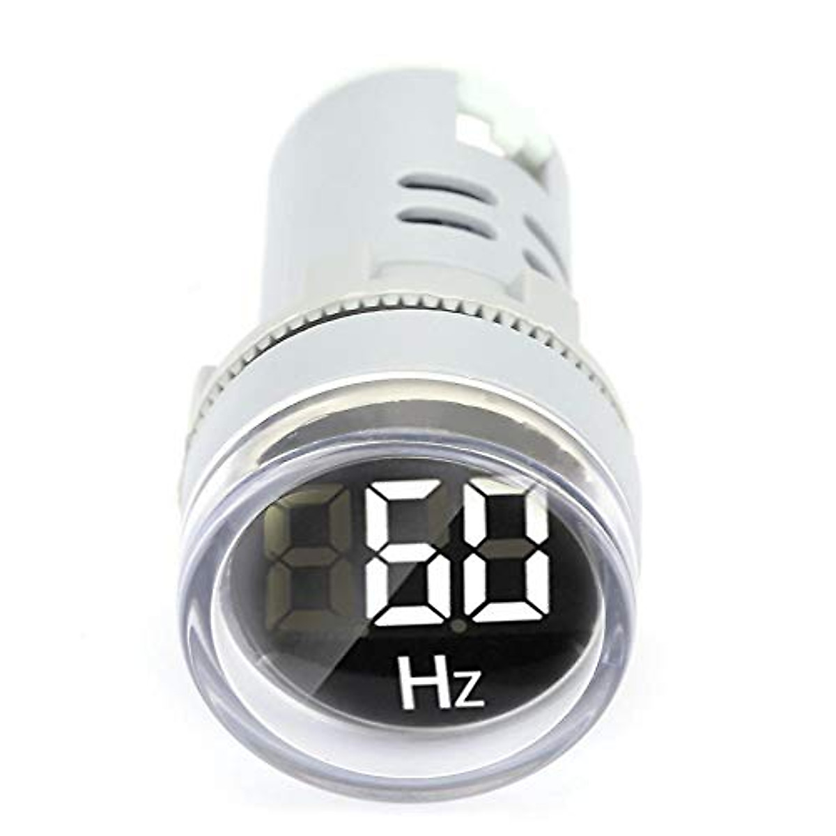 YWBL-WH AC Round Frequency Meter LED Digital Display Hz Frequency Indicator Light