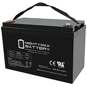 Mighty Max Battery 12V 110AH Battery Replacement for AGM-Type, 110 Amp, Model# UB 121100