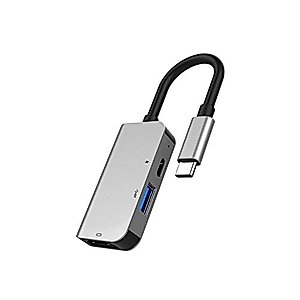 XUNMAIFHB Portable Docking Station,Type-c hub to hdmi Multi-Function Expansion Dock usb3.0 HD Converter USB-c hub with PD HDTV UHD Fast Transmission