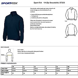 Sport-Tek 1/4-Zip Sweatshirt XL True Navy