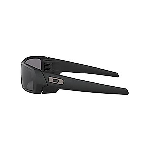 Oakley Gascan OO9014 03-473 Matte Black/Grey Sunglasses For Men Bundle Leash +VISIOVA Accessories