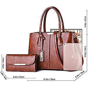 COCIFER Purses and Handbags for Women Shoulder Tote Bags Satchel Wallets