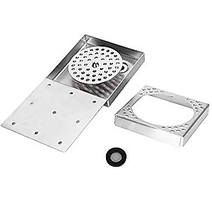 Glass Rinser, Cup Washer Multi‑angle Water Outlet G1/2 Male Thread 11.4x5.7in Automatic Cup Washing Machine for Bars Pubs, Restaur and Hotels