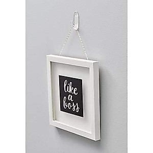 Command Clear Hooks and Strips, Plastic, Medium, 2 Hooks with 4 Adhesive Strips per Pack