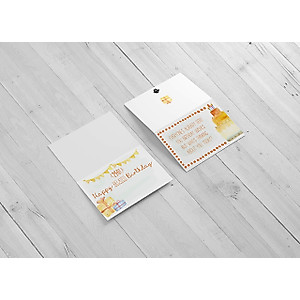 Red Door Inspirations Funny Belated Happy Birthday Card, 25 cards and envelopes (Belated Birthday - Humorous)