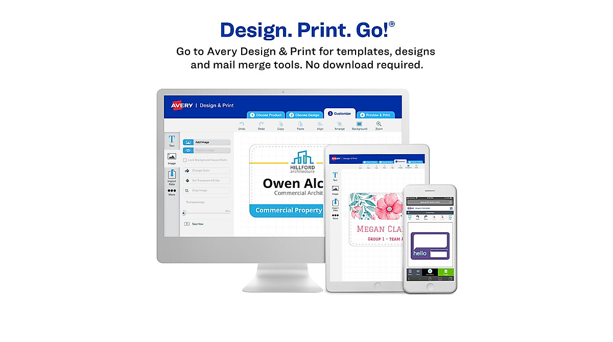 Avery Hello My Name Is Removable Name Tags