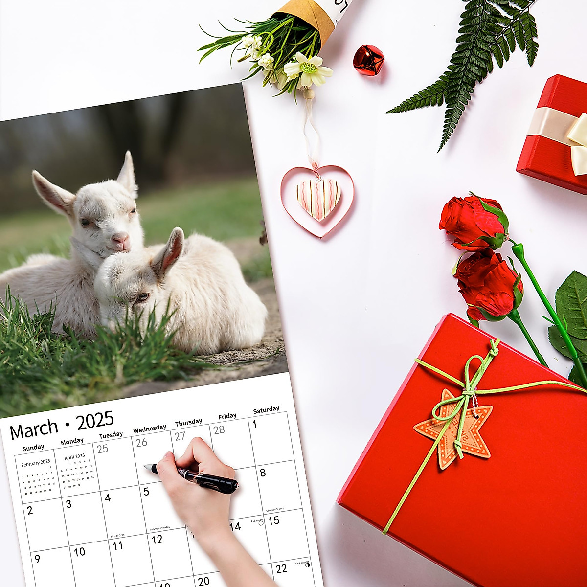 2024 Wall Calendar,Calendar 2024, November 2023 - December 2024, Wall Calendar Pathway, 12" x 24" Opened,Full Page Months Thick & Sturdy Paper for Gift Perfect Calendar Organizing & Planning