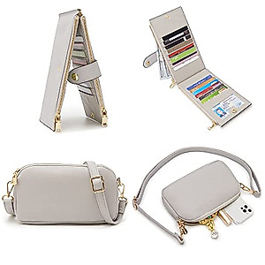 Soperwillton Women Handbags Wallet Tote Bag Shoulder Bag Top Handle Satchel 3pcs Purse Set