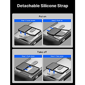JSAUX PC0104 ModCase for Steam Deck, Steam Deck Case with Detachable Front Shell Include Protective Case, Face Cover,Metal Bracket and Strap-Basic Set