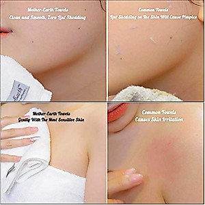 Mother-Earth Hand Towels, Fingertip Towels for Bathroom - 11 x 18 Inches, Extra Absorbent and Soft Terry Towels for Sensitive Skin, Quick Dry, Set 4 Pieces (Pink)