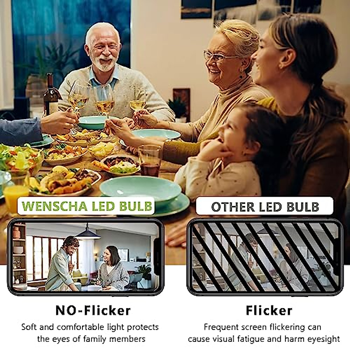 LED Light Bulb 100W Equivalent 1200 Lumen 6500K Warm White 12W LED Corn E26 Light Bulb Base Non-dimmable Ceiling Fan Corn Lighting for Home, Garage, Indoor High Brightness (Daylight White)