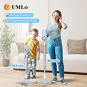UMLo Cordless Vacuum Cleaner, 6-in-1 Lightweight Stick Vacuum with 2200 mAh Battery, Powerful Rechargeable Vacuum Cleaner, 40 Mins Max Runtime, Perfect for Hardwood Floor Carpet Pet Hair Home-N3