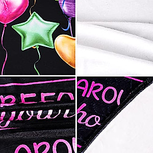 BRITHHAHA 45th Birthday Gifts for Women Funny 1977 Blanket for 45 Year Old Woman 45th Birthday Throw Ideas 45 Birthday Decorations for Women Her Him Wife Sister Mom Friends Grandmother 60"x50"