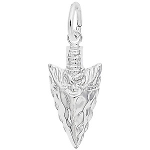 Rembrandt Charms Arrowhead Charm, Sterling Silver