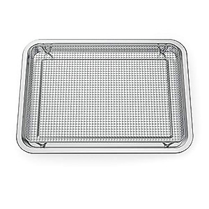 only fire Stainless Steel Baking Sheet with Rack Roasting Pans for Smokers and Pellet Grills Great Kitchen Baking Accessories
