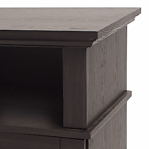 Muskoka Delaney 48" Media Fireplace-Rustic Brown