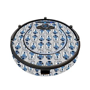 MightySkins Skin Compatible with Shark Ion Robot 750 Vacuum Minimal Coverage - Galaxy Bots | Protective, Durable, and Unique Vinyl wrap Cover | Easy to Apply, Remove | Made in The USA