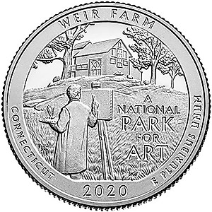 2020 W Weir Farm National Historic Site Quarter Single Coin Quarter Uncirculated US Mint