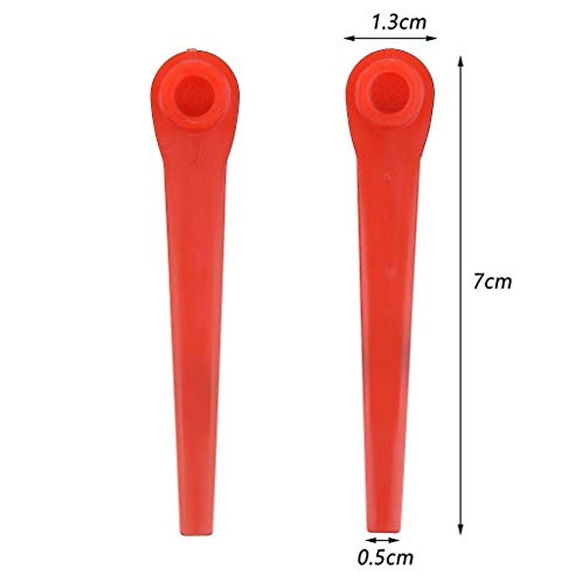 Plastic Tool Box 8841 Replacement for Garde. 20Pcs Service Plastic Long Grass Trim.mer Patio Lawn & Garden Metal Trim Removal Tool (As The Picture, One Size)