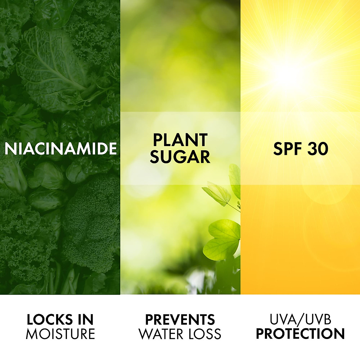 Vichy Aqualia Thermal UV Daily Moisturizer with SPF 30, Moisturizer with Sunscreen for Face with Niacinamide, Oil Free Sunscreen, Moisturizing Face Lotion with SPF, Sheer Finish Sun Protection