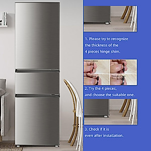 DA99-04158A Refrigerator Snap Rings Height Adjustment Door Hinge Shim Compatible with Samsung DA60-00314A, DA60-00314B, DA60-00314C, DA60-00314D, 3282540, PS6448337 AP5668209