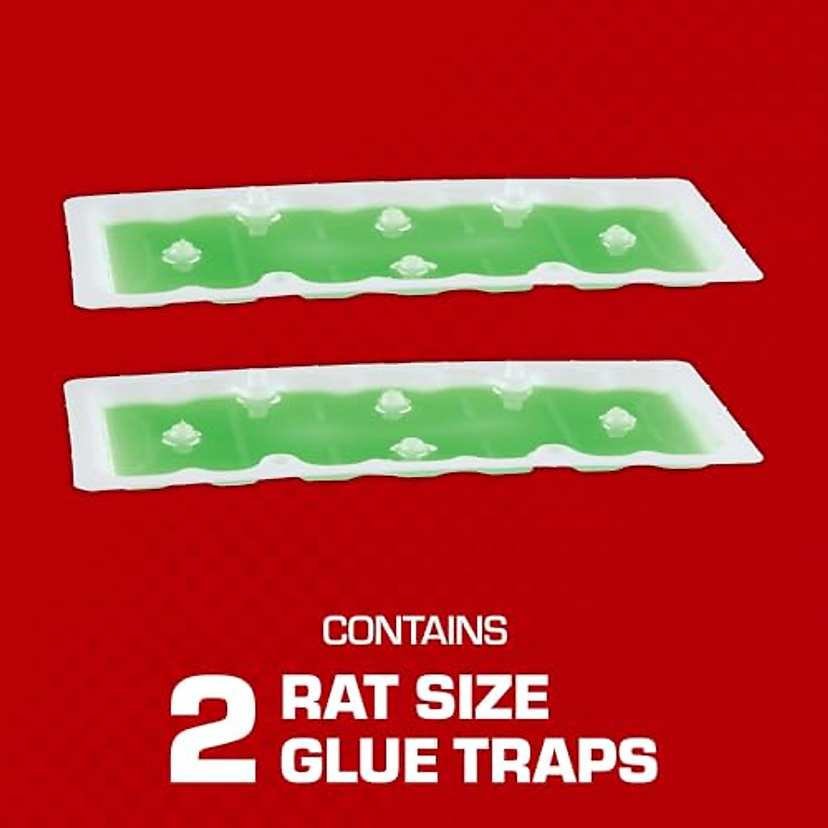 Tomcat Super Hold Glue Traps Rat Size for Rats, Mice, Snakes, Cockroaches, Spiders, and Scorpions, Ready-To-Use, 2 Traps